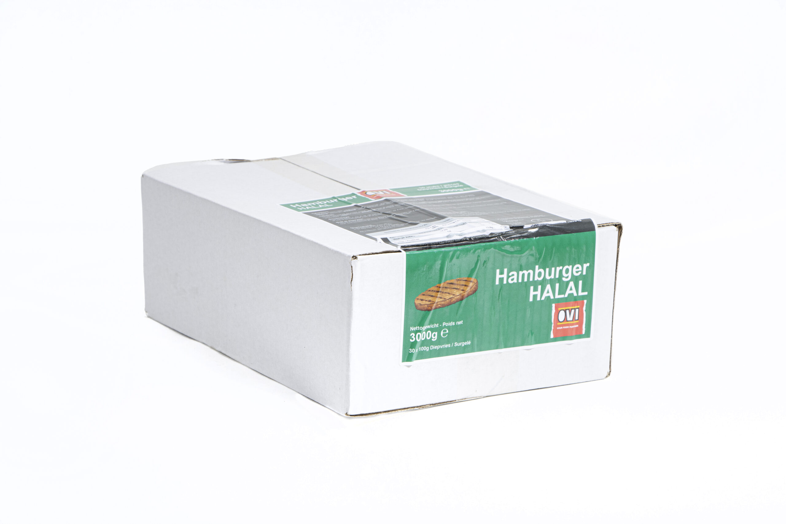 Hamburger Halal 30 X 100g OVI OVI Hamburger Halal 30 X 100g OVI OVI
